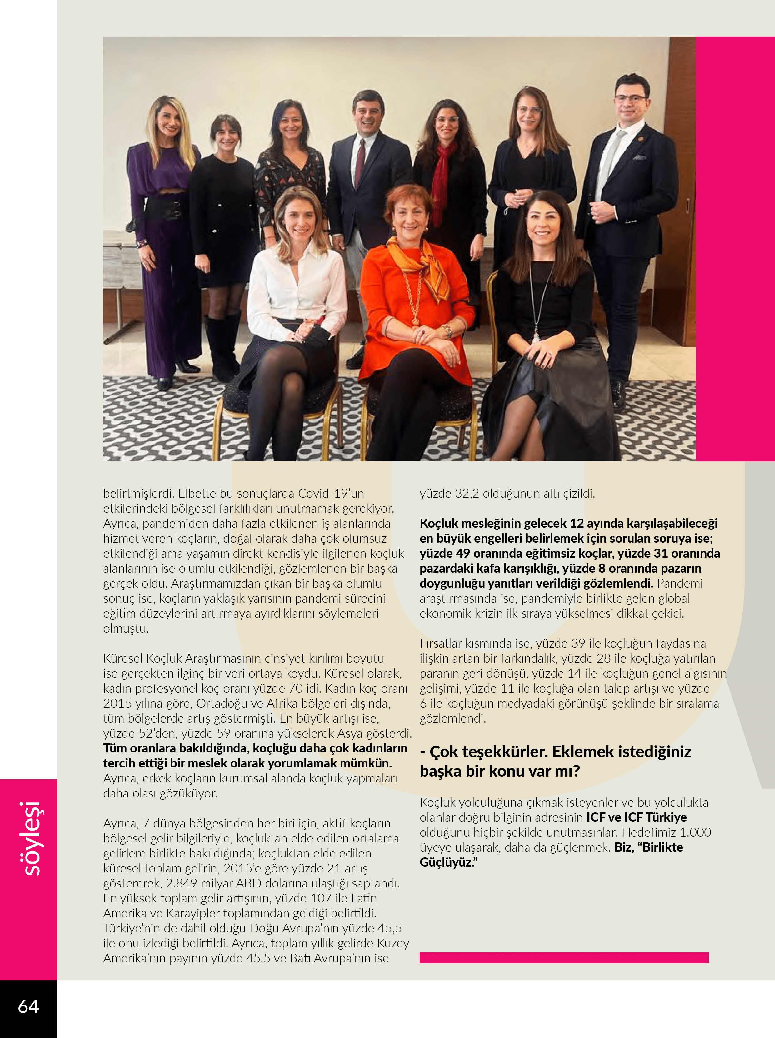 Uwordsdergi.com - Yeni Başkan Yunus Emre Şentürk ile ICF Türkiye'de ...